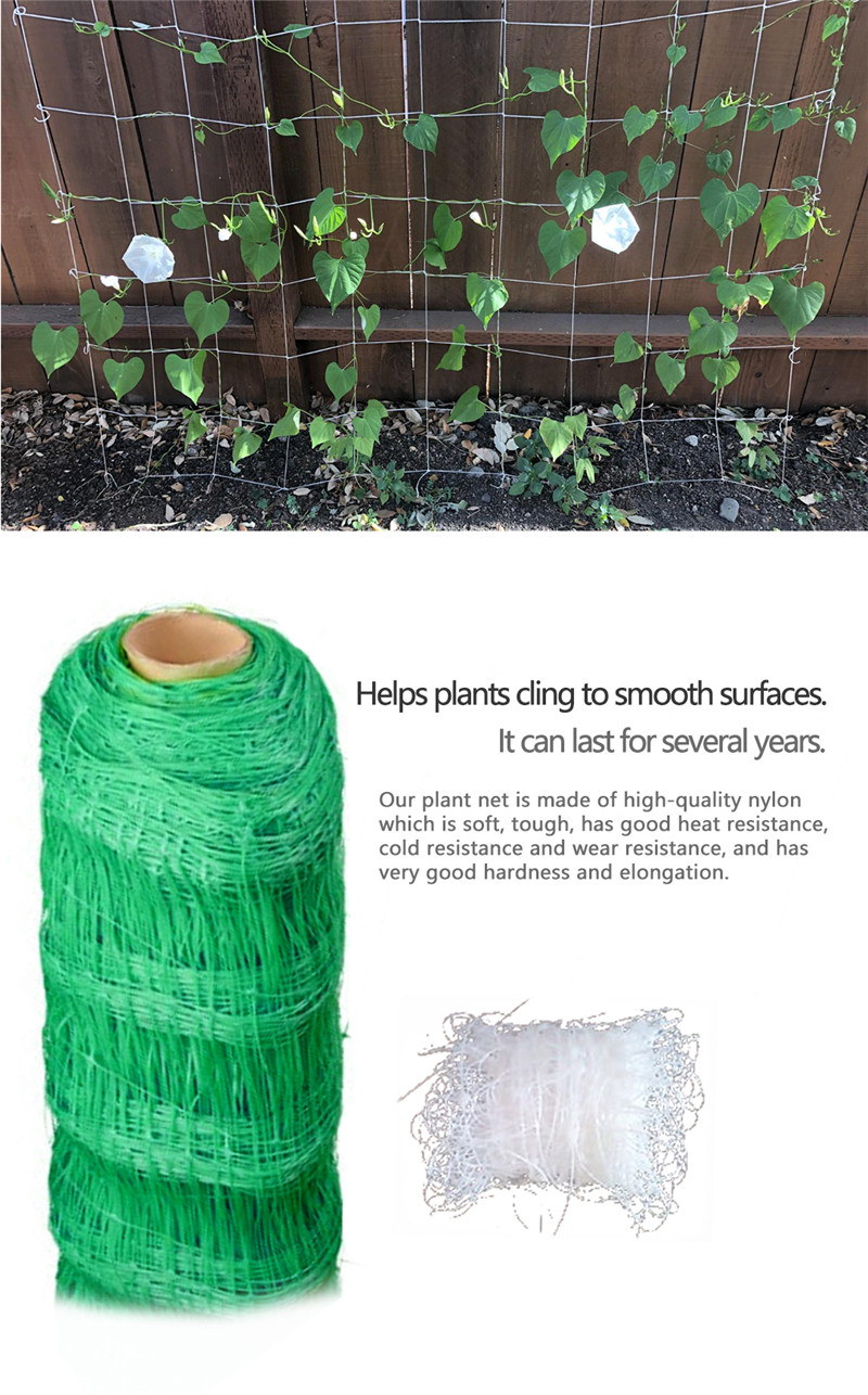 10GSM green plant support net/bean netManufacturer from China