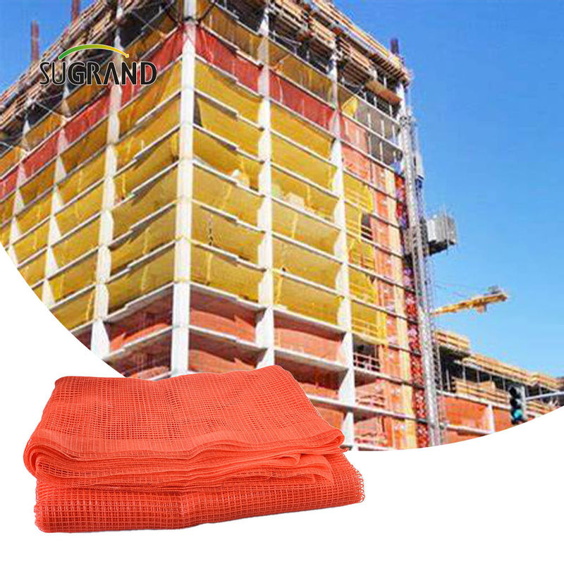HDPE Building Construction Debris Scaffolding Safety Net Orange Debris ...